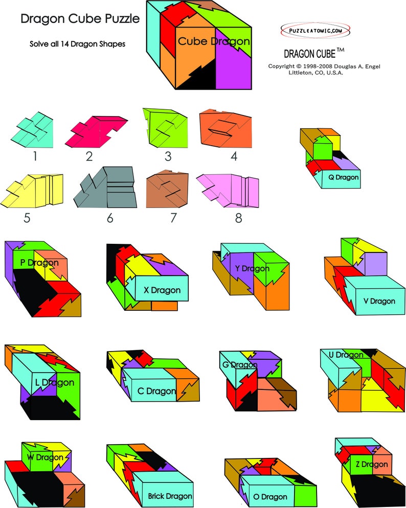 Dragon Cube Wood Puzzle - Etsy