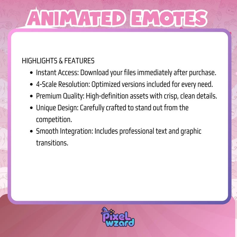 70 Animated Pink Chibi Emotes Bundle | Kawaii Gamer Girl Twitch Discord ...