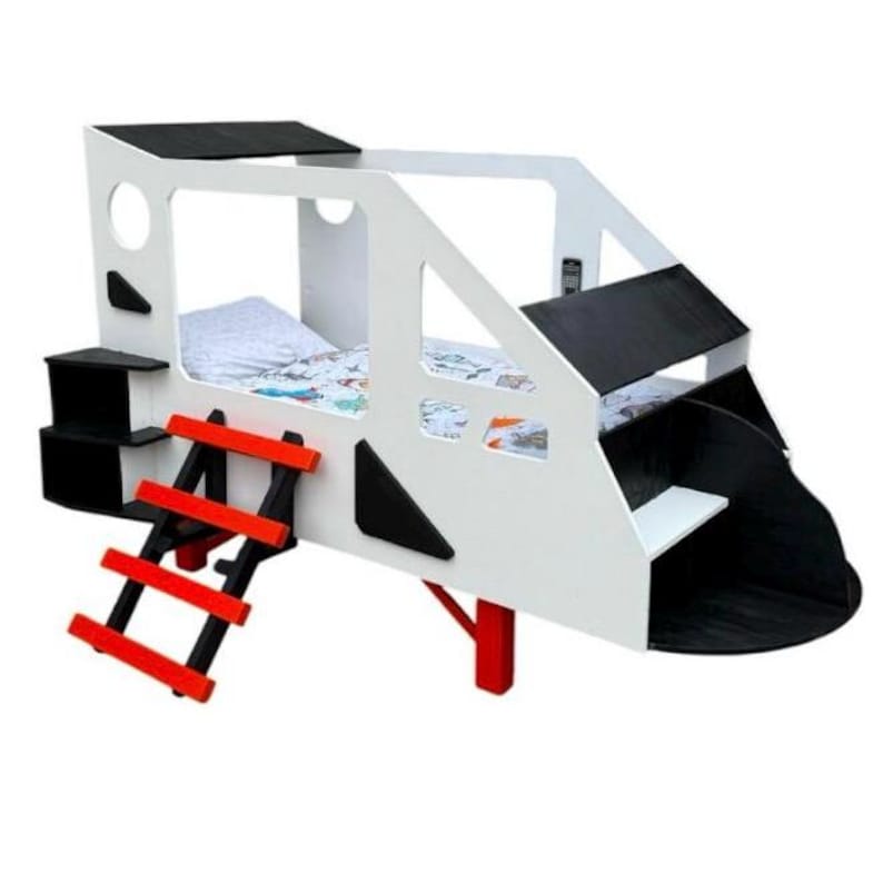 Spaceship Bed DIY Build Plans Kids Rocket - Twin Mattress Rocket Ship ...