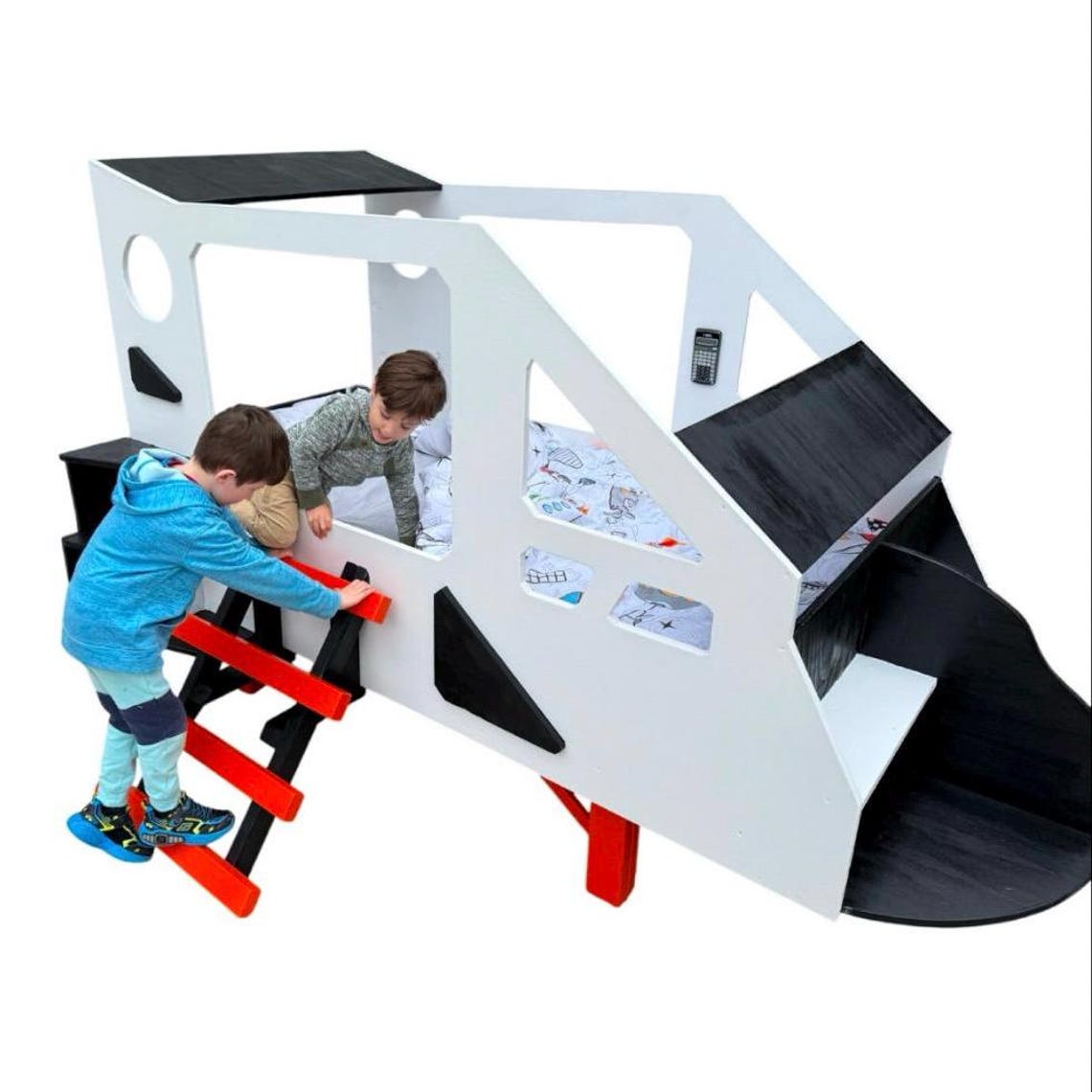 Spaceship Bed DIY Build Plans Kids Rocket - Twin Mattress Rocket Ship ...