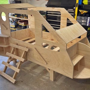 Spaceship Bed DIY Build Plans Kids Rocket - Twin Mattress Rocket Ship ...