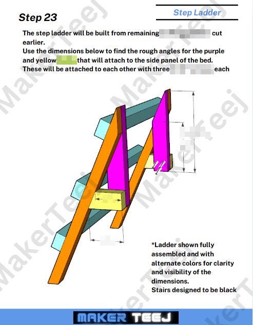 Space Shuttle Bed Build Plans • Kids Rocket Bed DIY PDF • Twin Mattress ...
