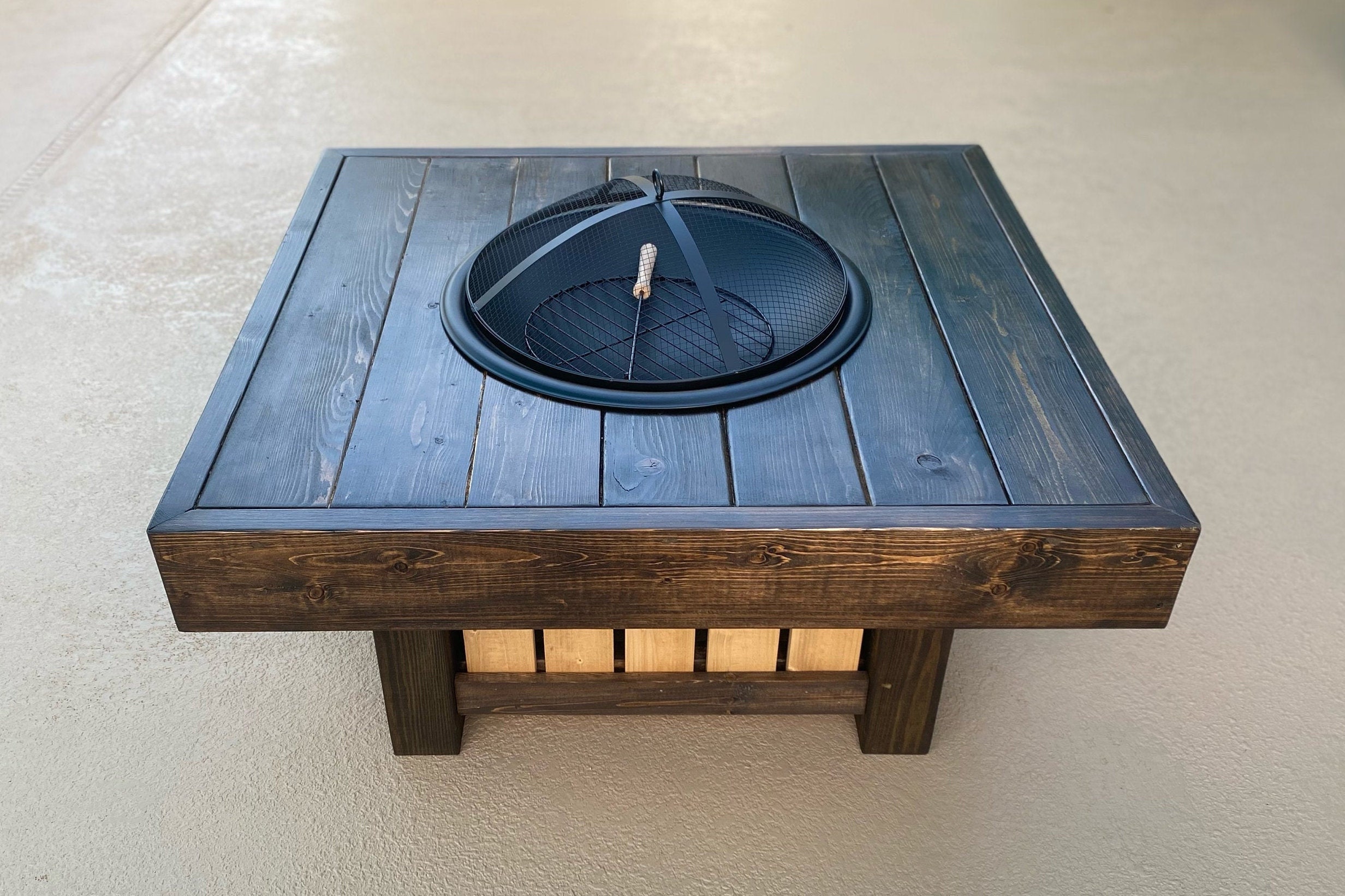 Wooden Modular Fire-pit Woodworking Plans | Etsy