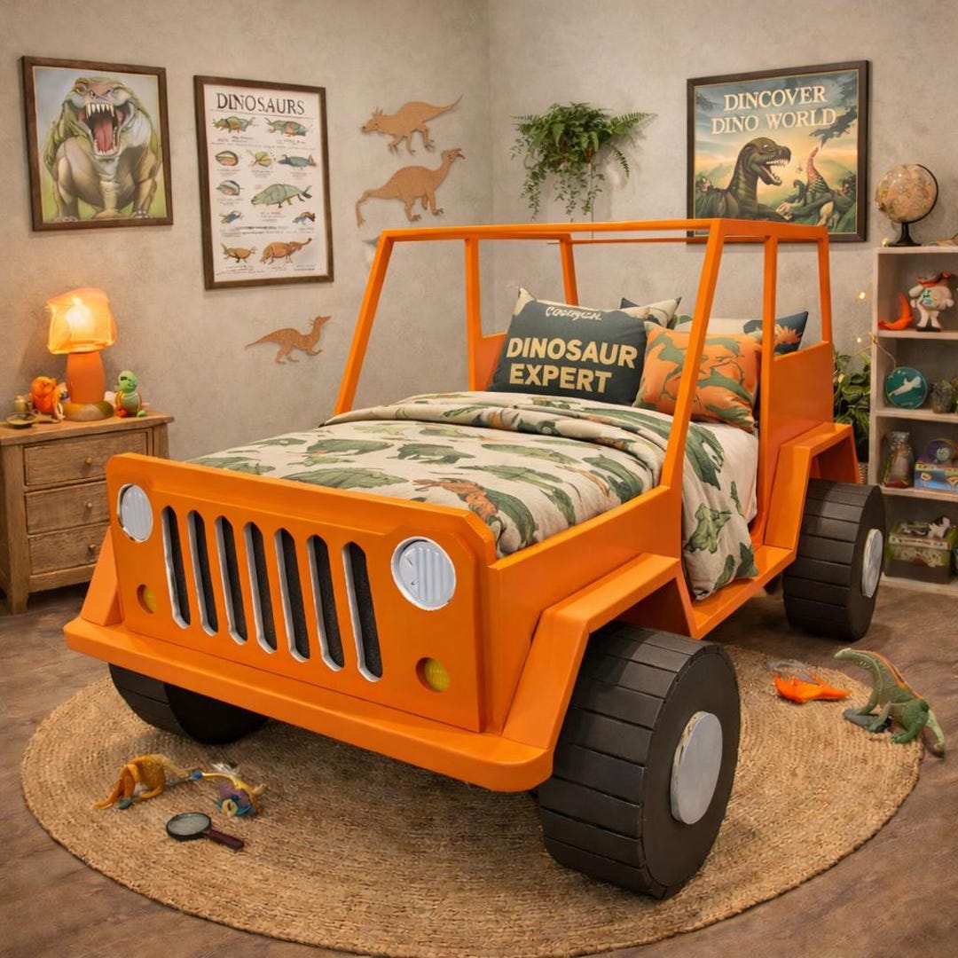 Jeep Bed DIY Build Plans – Off-road Dreams, Fits Twin Mattress (digital ...