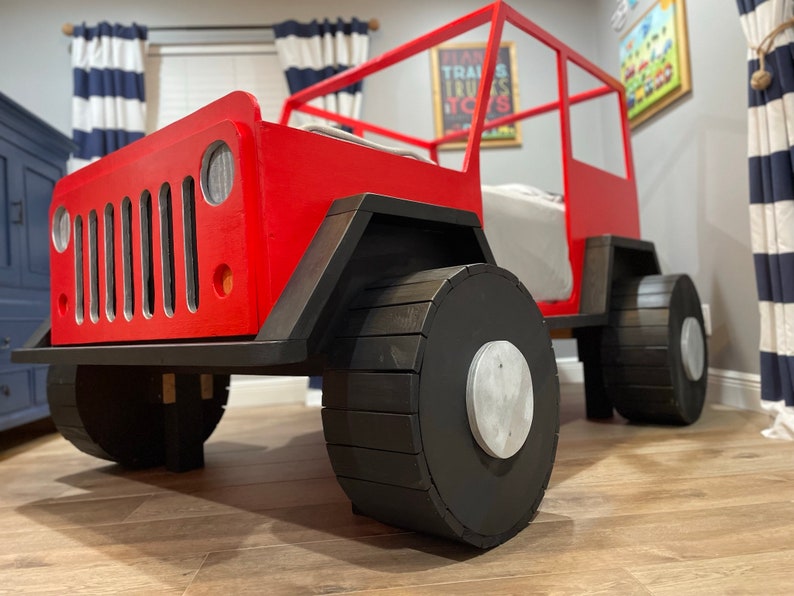 Kids Jeep Bed DIY Build Plans - JT Model Twin Bed (digital Download) - Etsy
