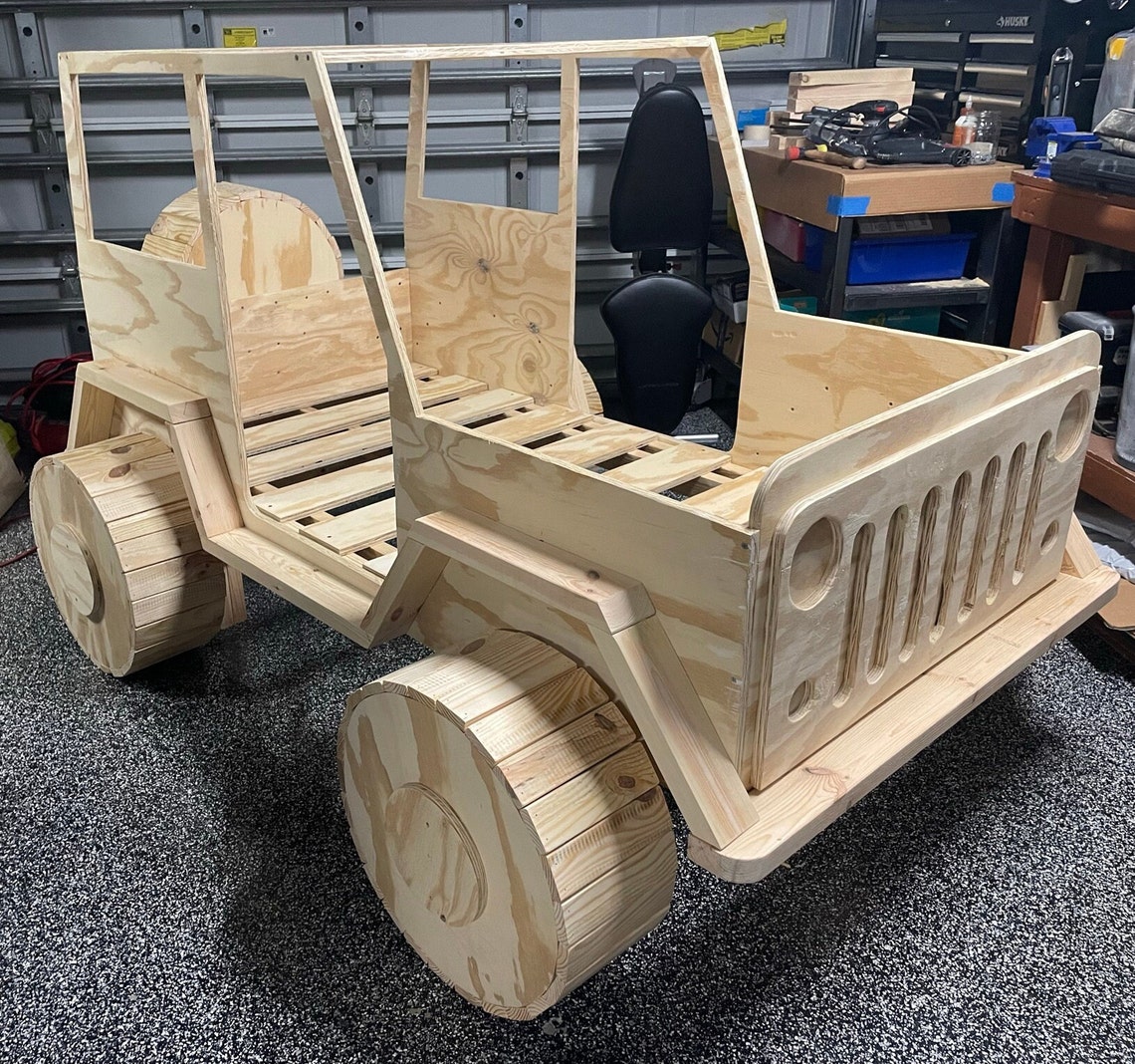 Montessori Kids Bed Jeep DIY Build Plans Off-road Dreams: J.T. Model ...