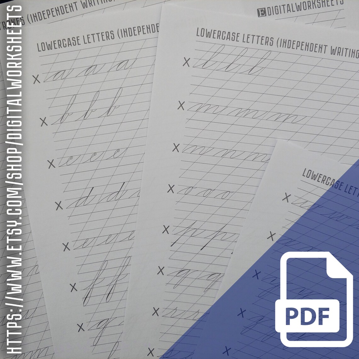 Spencerian Lowercase Letters Spencerian Script Calligraphy | Etsy