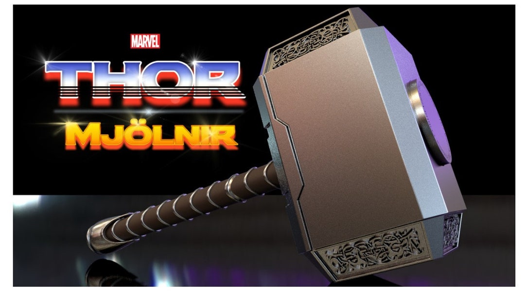 Thor's Hammer Mjolnir 3D Printed Avengers Prop Marvel - Etsy