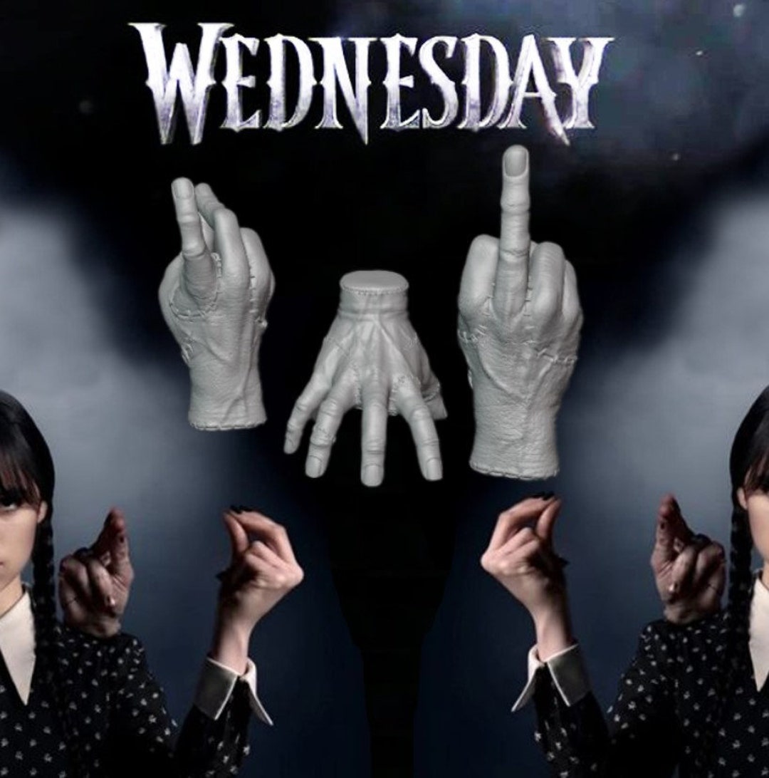 DEDOS merlina THING MIÉRCOLES netflix - Etsy España