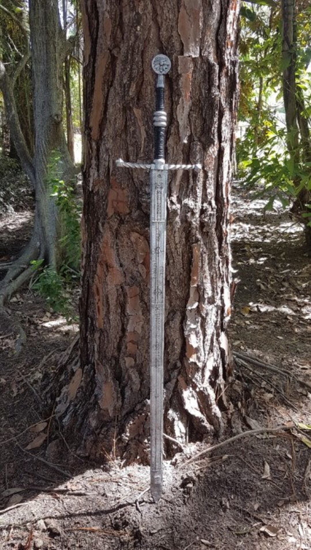 Witcher Wolven Silver Sword Steel Sword - Etsy