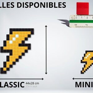 Pixel Art Kit bolt & Bowie by Pixelcorner.fr - Etsy