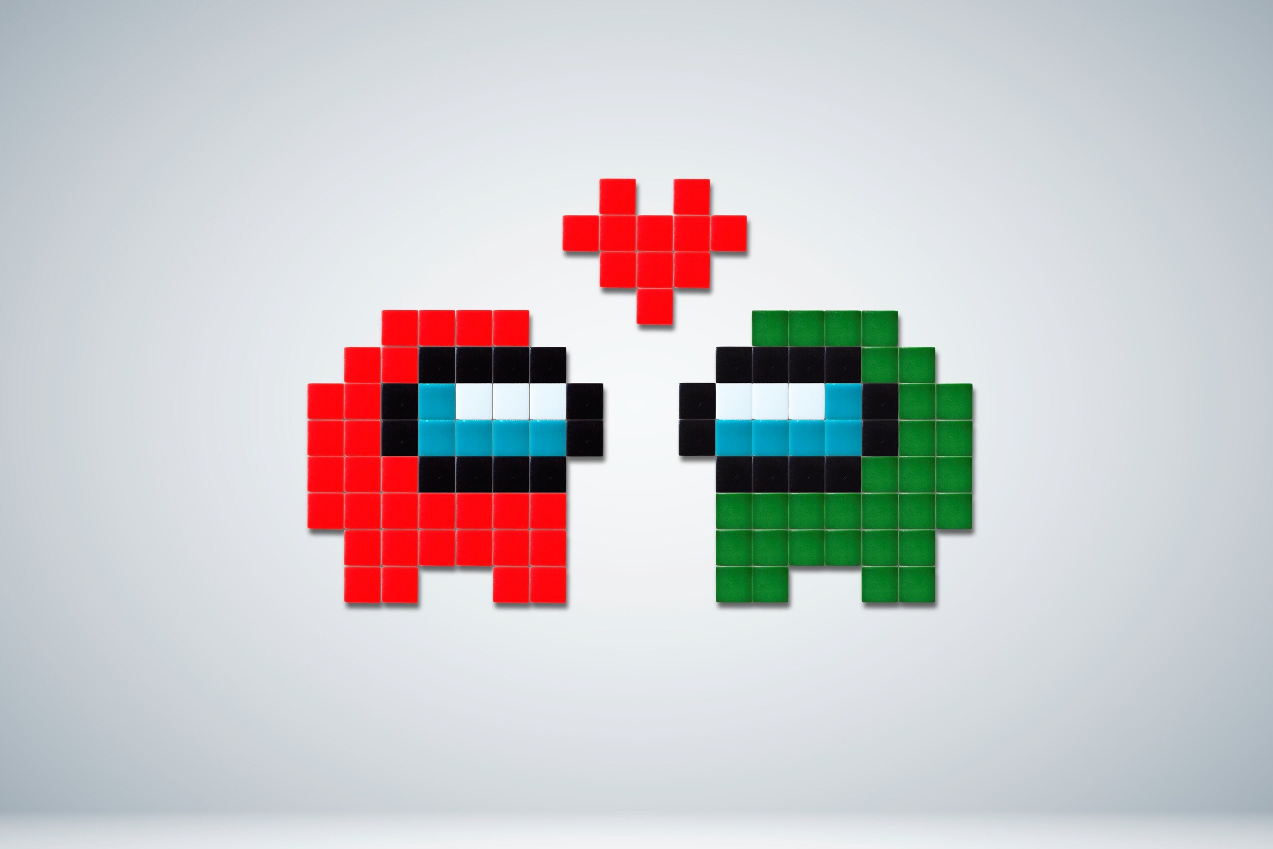 Pixel Art Kit & Space Invader love Among Us by - Etsy Australia