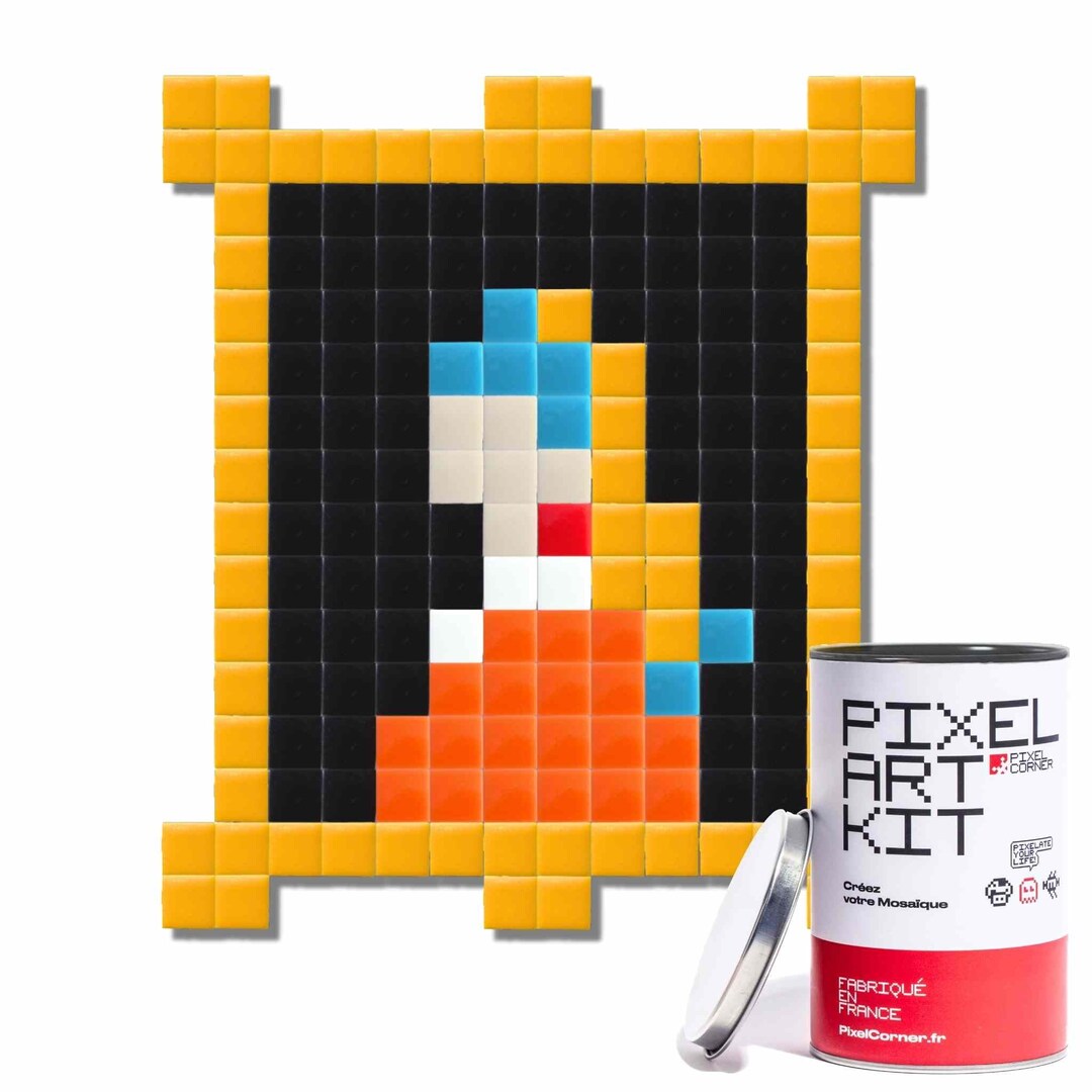 Pixel Art Kit "girl+pearl" - Etsy