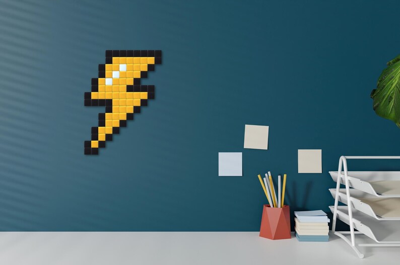 Pixel Art Kit bolt & Bowie by Pixelcorner.fr - Etsy