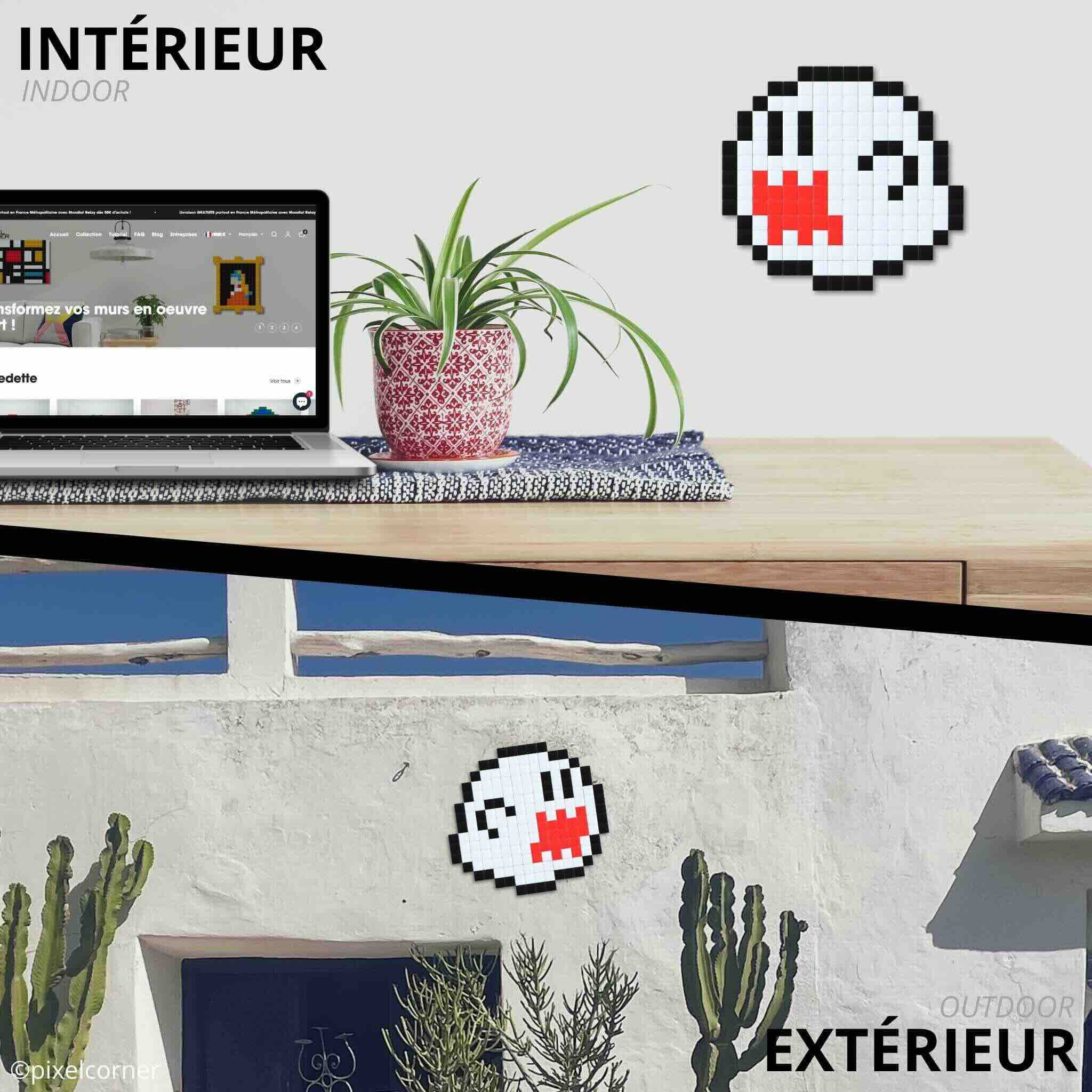 Pixel Art Kit & Space Invaders daboo by Pixelcorner.fr - Etsy