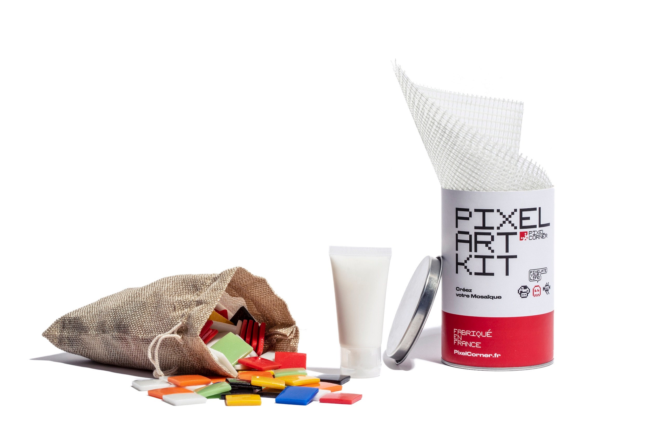 Pixel Art Kit & Space Invaders rainbow Vader by - Etsy