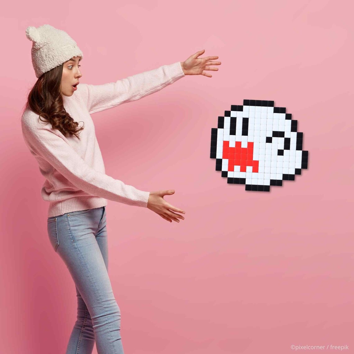 Pixel Art Kit & Space Invaders daboo by Pixelcorner.fr - Etsy