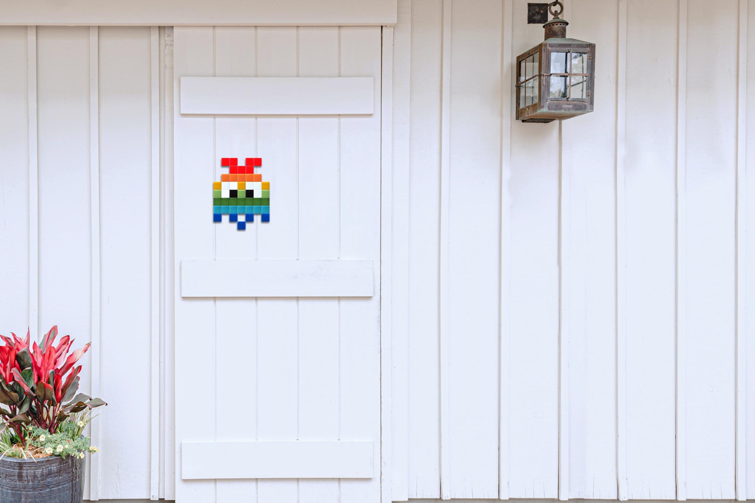 Pixel Art Kit & Space Invaders rainbow Vader by - Etsy