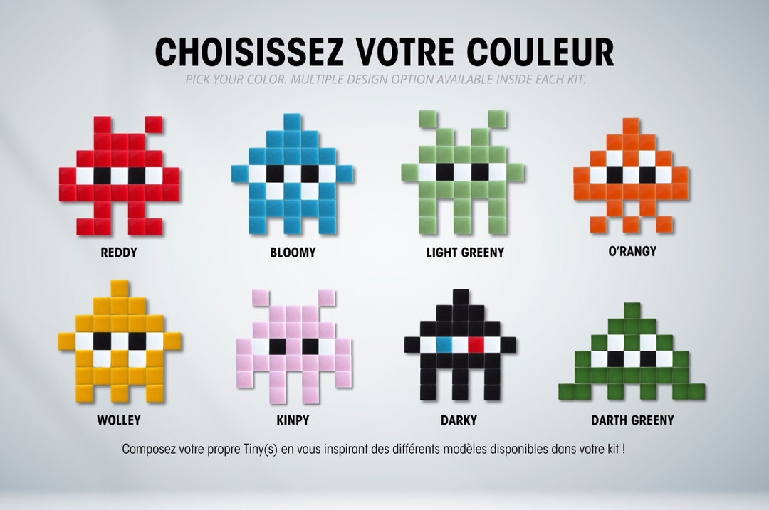 Pixel Art Kit Les Tinys Etsy