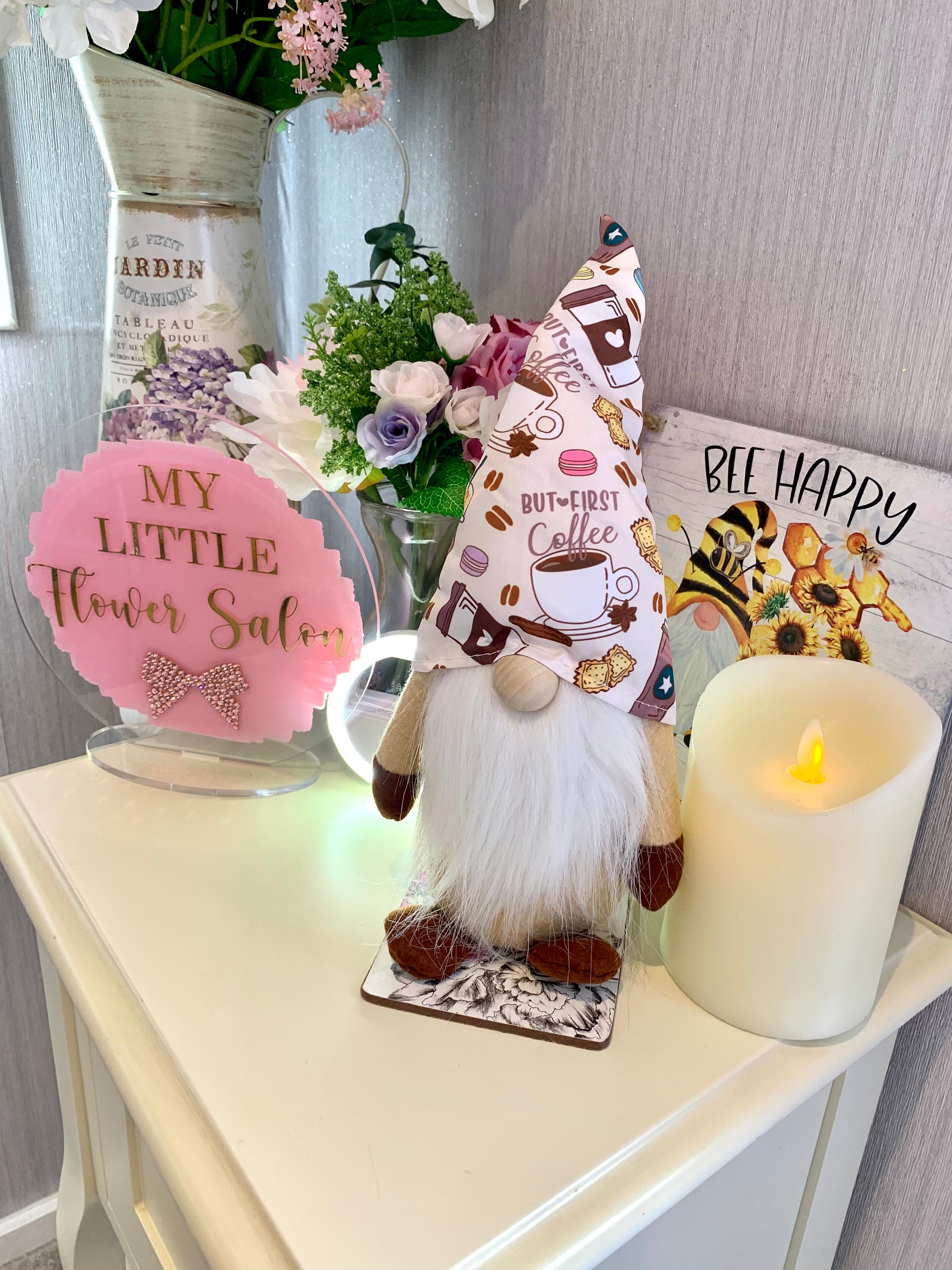 Lady Coffee Scandinavian Gnome Gonk Etsy
