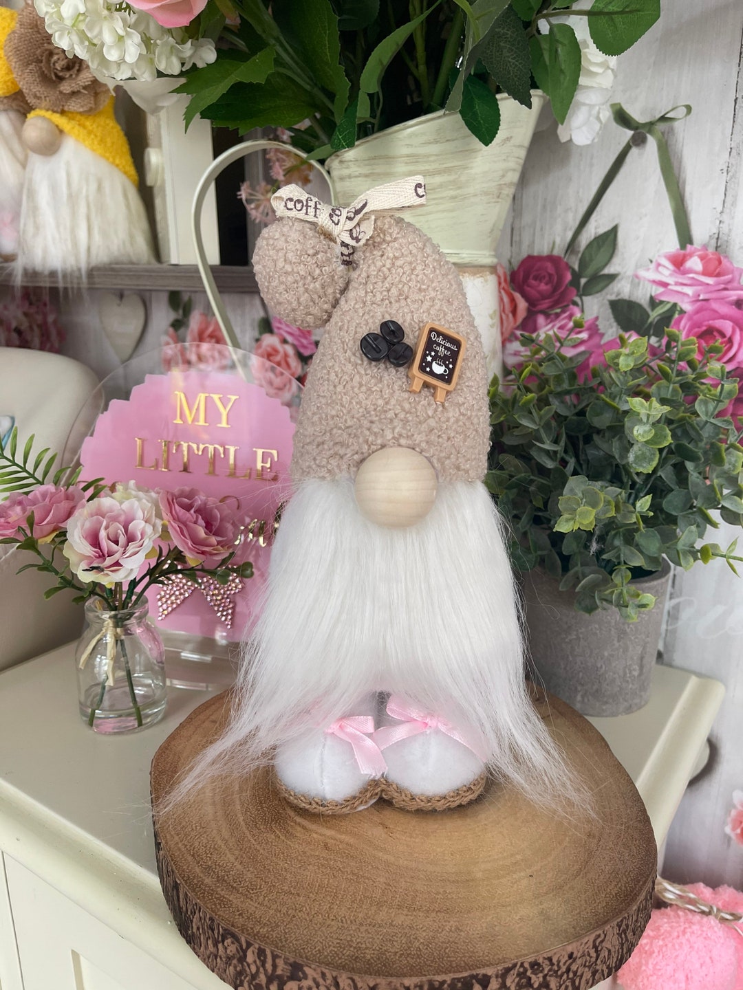 Coffee Gonk Gnome Spring Gnome Coffee Gonk Summer Gnome Gonk - Etsy UK