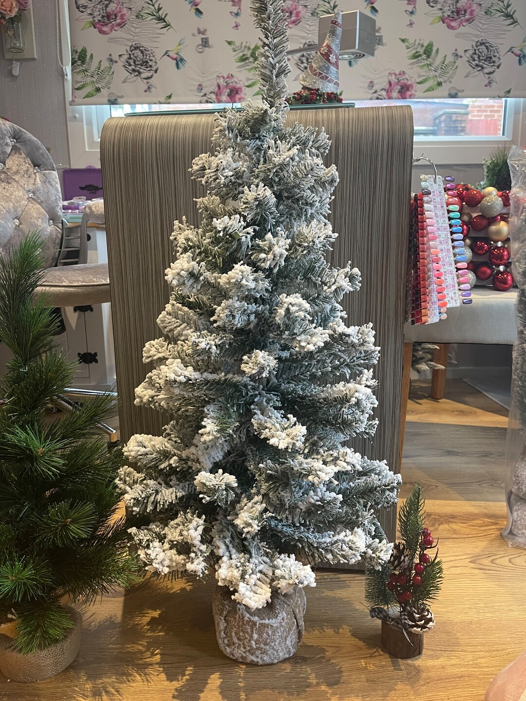 Christmas Tree 90cm Extra Snow Flocked Christmas Tree With - Etsy