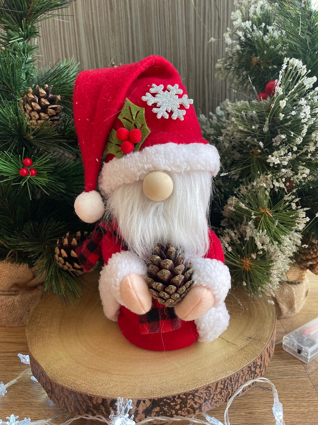 Christmas Gonk Santa Father Christmas the Beautiful Gonk Gnome Festive ...