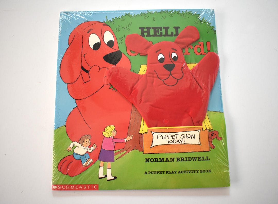 Hello, Clifford! Puppet Play Activity Book by Norman Bridwell (1991) - Etsy