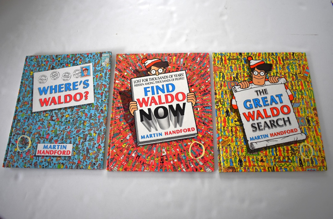Where's Waldo Books Lot of 3 - Where's Waldo?, Find Waldo Now, & the ...
