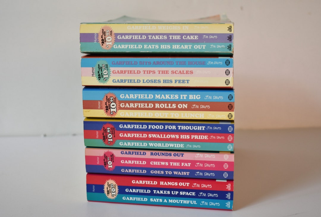 Garfield Comic Style Books 4-21 Fat Cat 3 Packs - Etsy