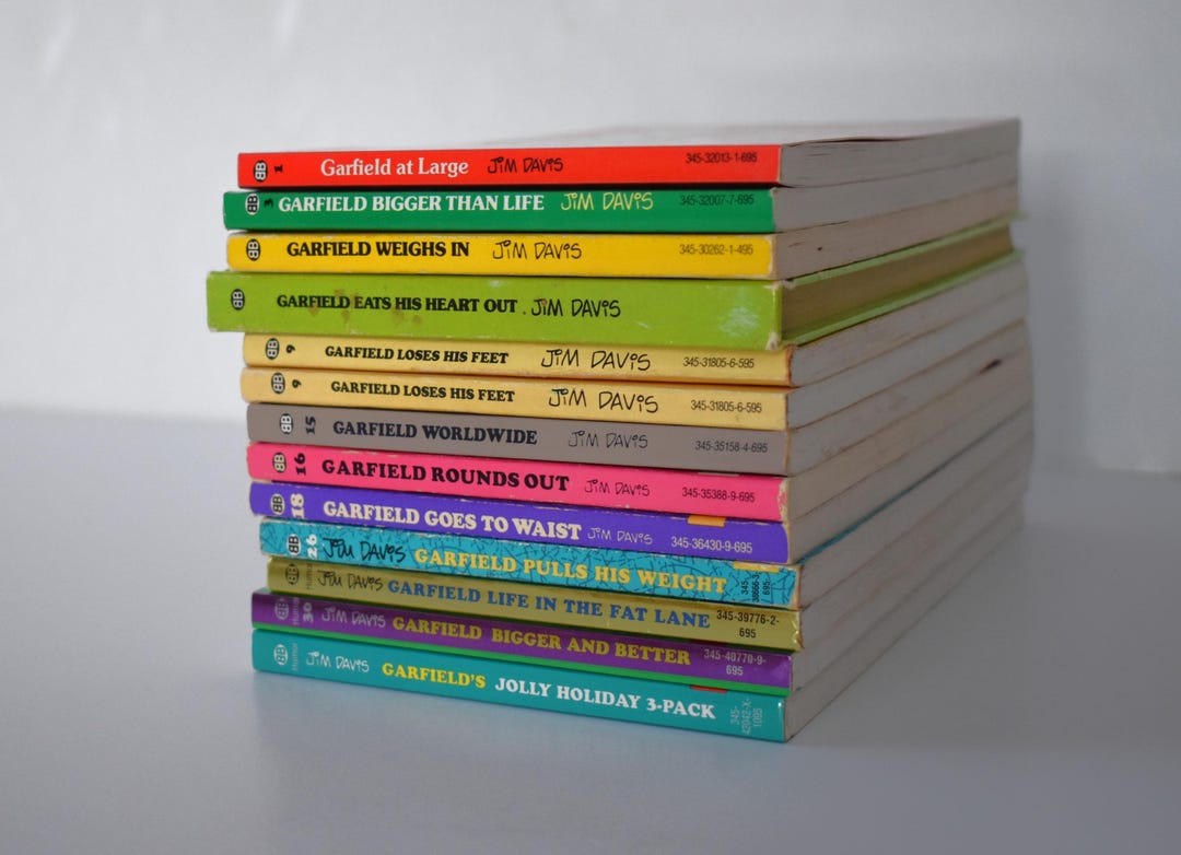 Garfield Books by Jim Davis - YOU CHOOSE - Etsy