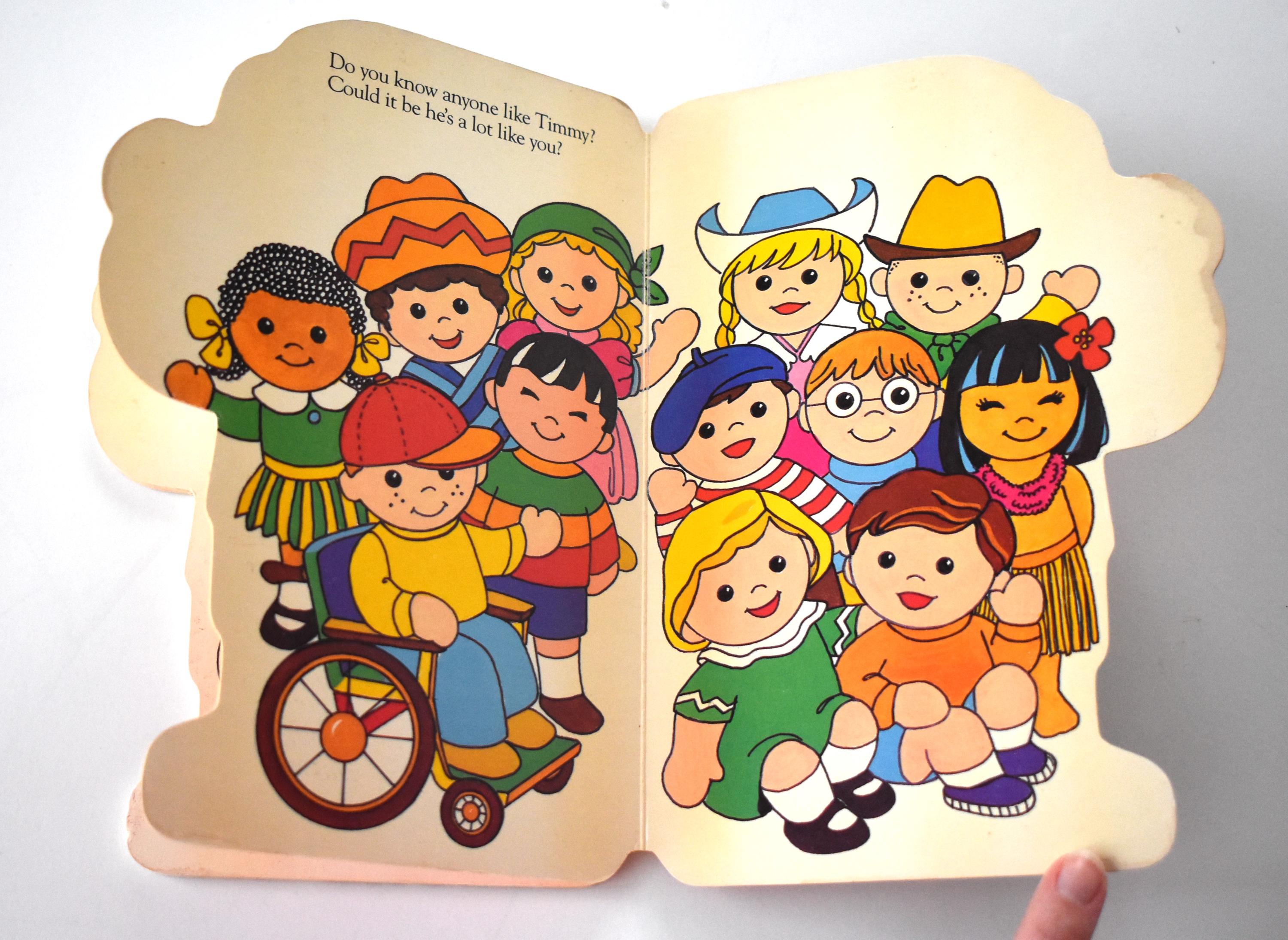 Fisher-price Little People Book Meet Timmy Board Book 1986 - Etsy