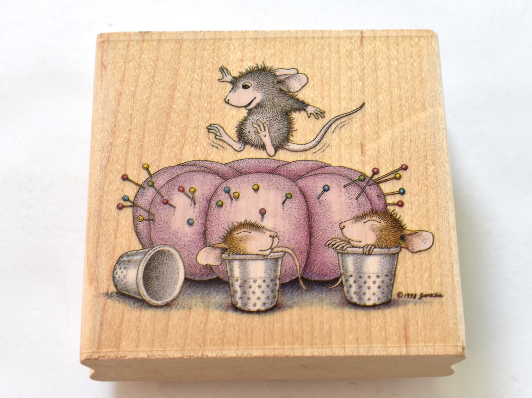 Stampabilities House Mouse Rubber Stamp Mouse Bounce 2003 - Etsy