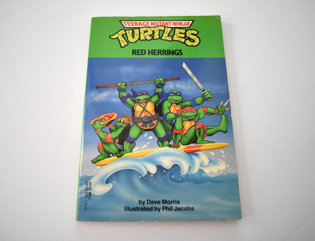 Teenage Mutant Ninja Turtles Chapter Book Red Herrings 1990 TMNT Book ...