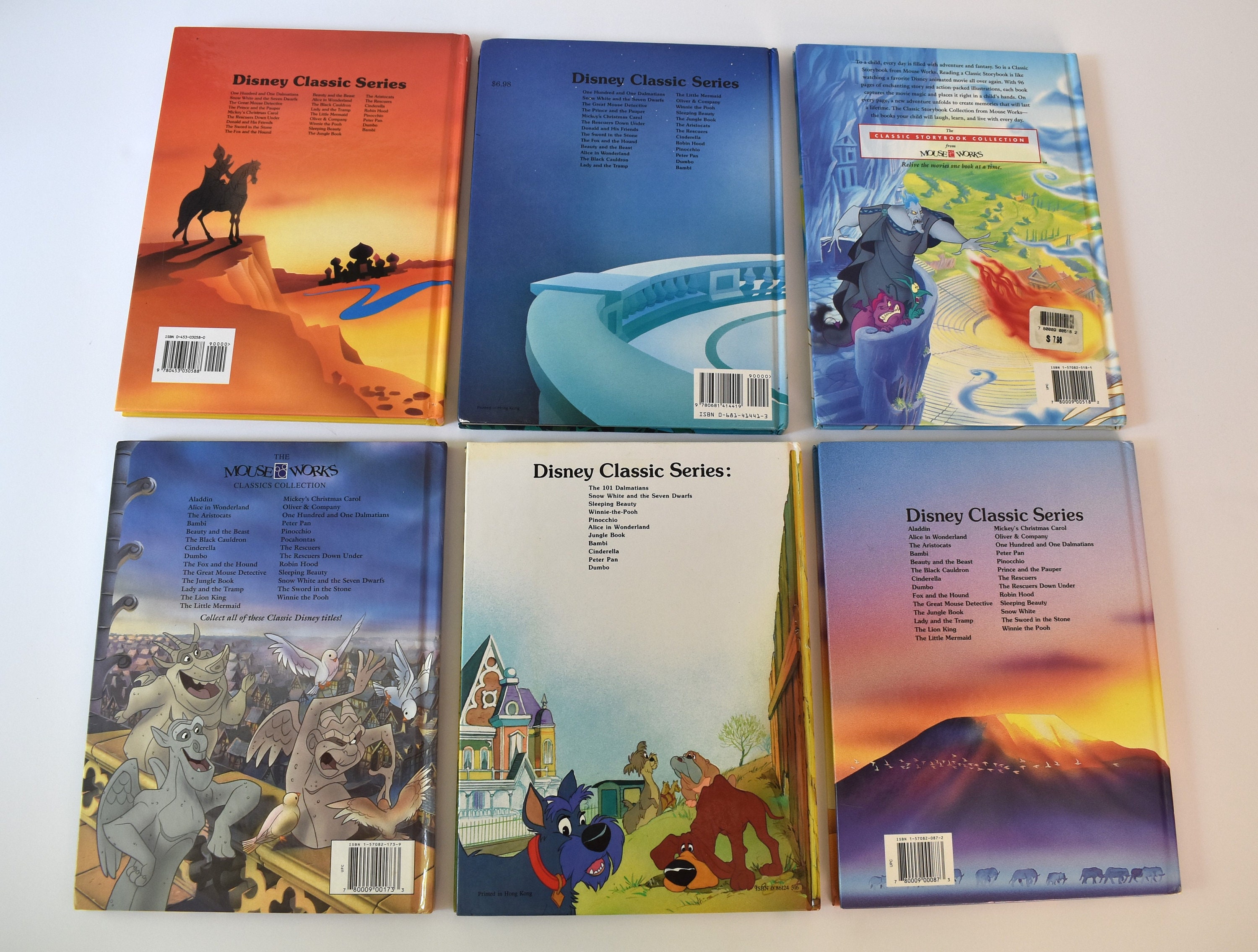 Disney Classic Series Books 1980s/1990s YOU CHOOSE - Etsy