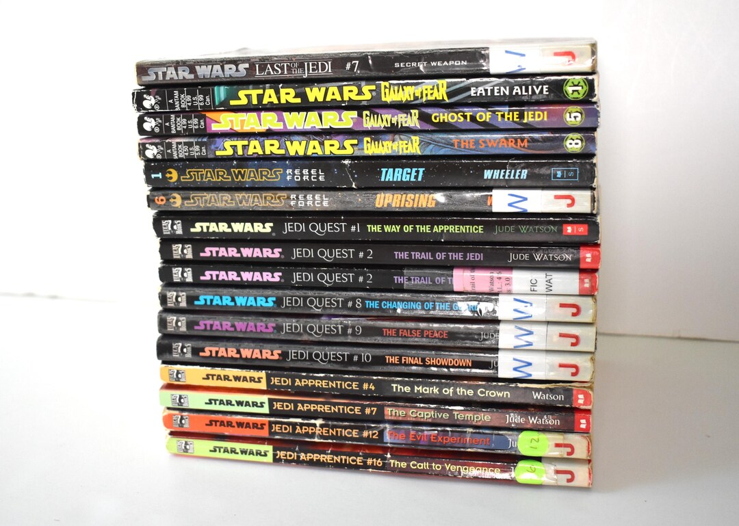Star Wars Chapter Books - YOU CHOOSE - Jedi Quest, Jedi Apprentice ...