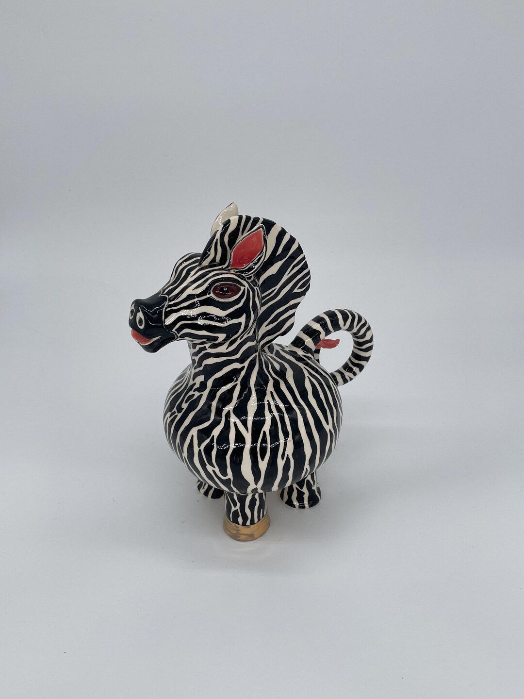 Zacharius Zebra Teapot, Ceramic Sculpture, Ceramic Art, Clay Sculpture ...