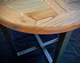 Parquet End Table - Etsy