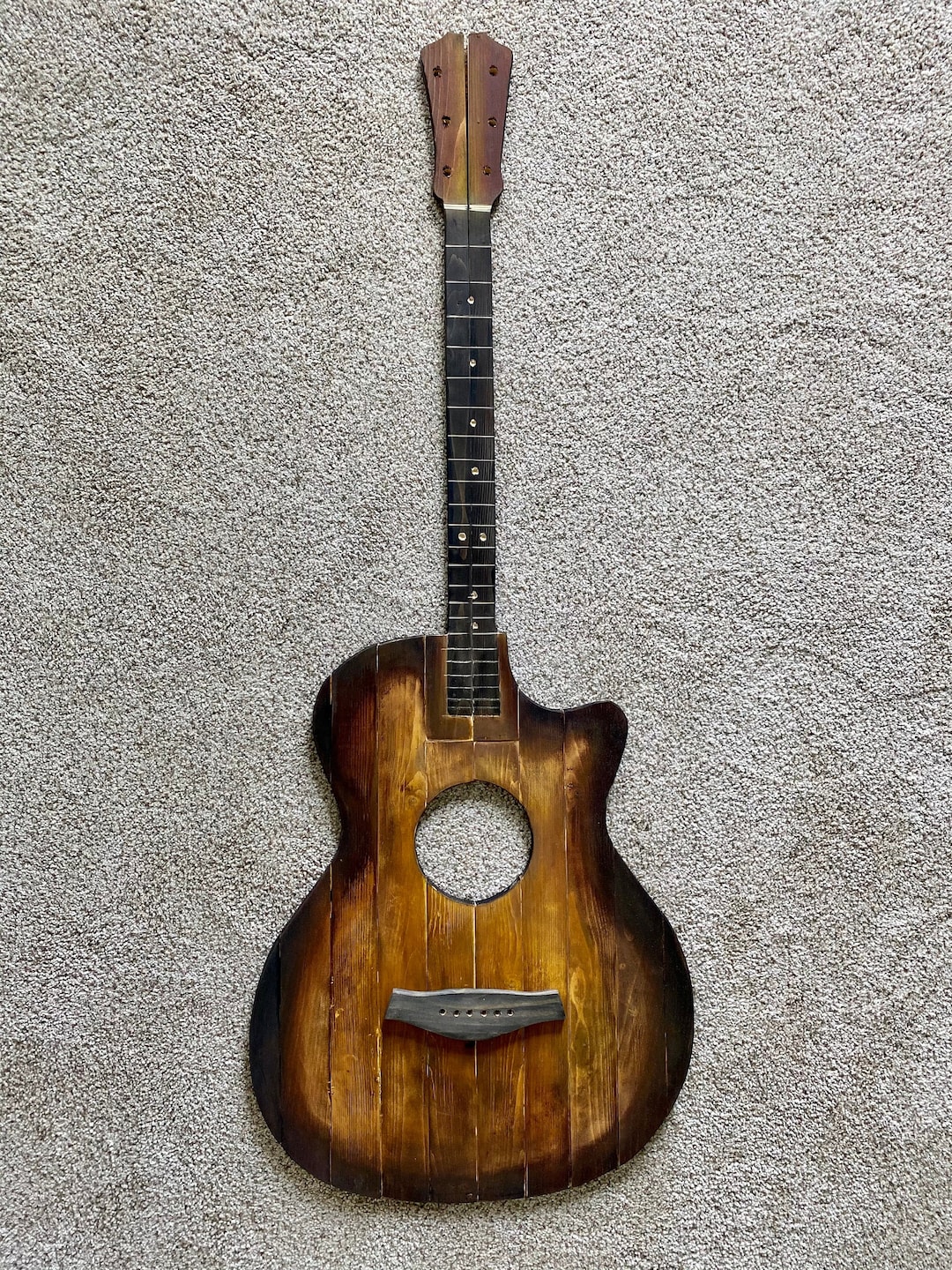 Hand Crafted Acoustic Guitar Wall Hanging - Etsy