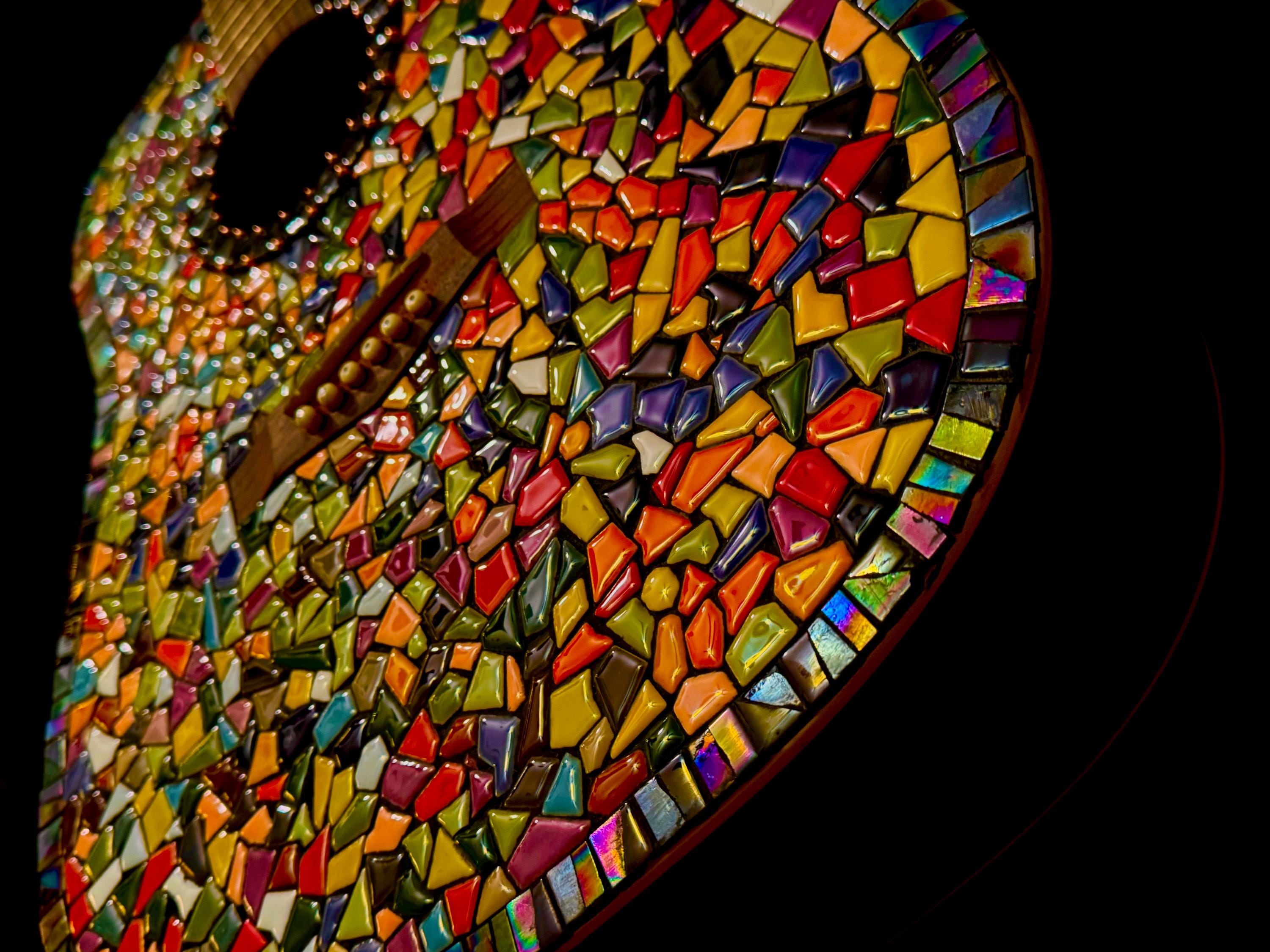 Acoustic Guitar Mosaic Wall Art - Etsy