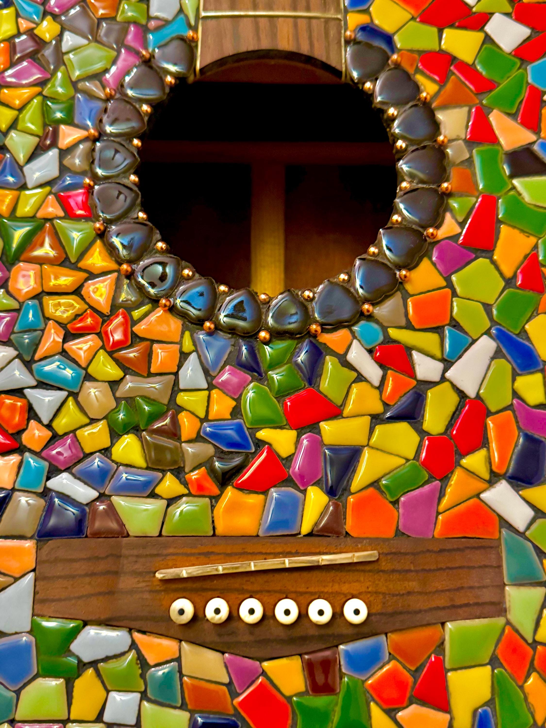 Acoustic Guitar Mosaic Wall Art - Etsy