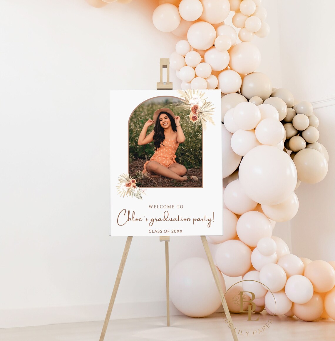Boho Graduation Party Welcome Sign Template, Boho Graduation Party ...