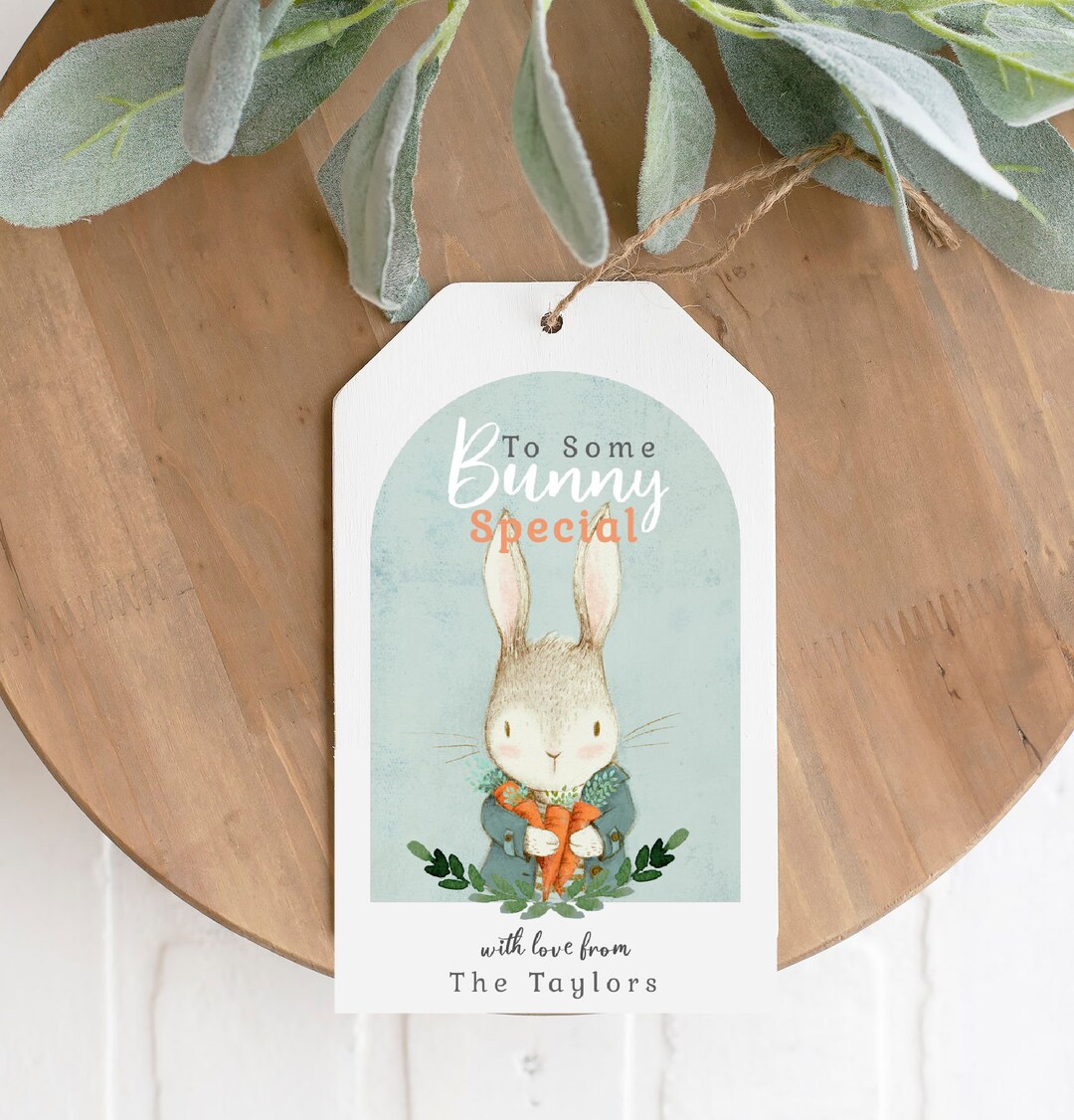 Easter Tag, Editable Easter Treat Tag Template, Editable Easter Gift ...