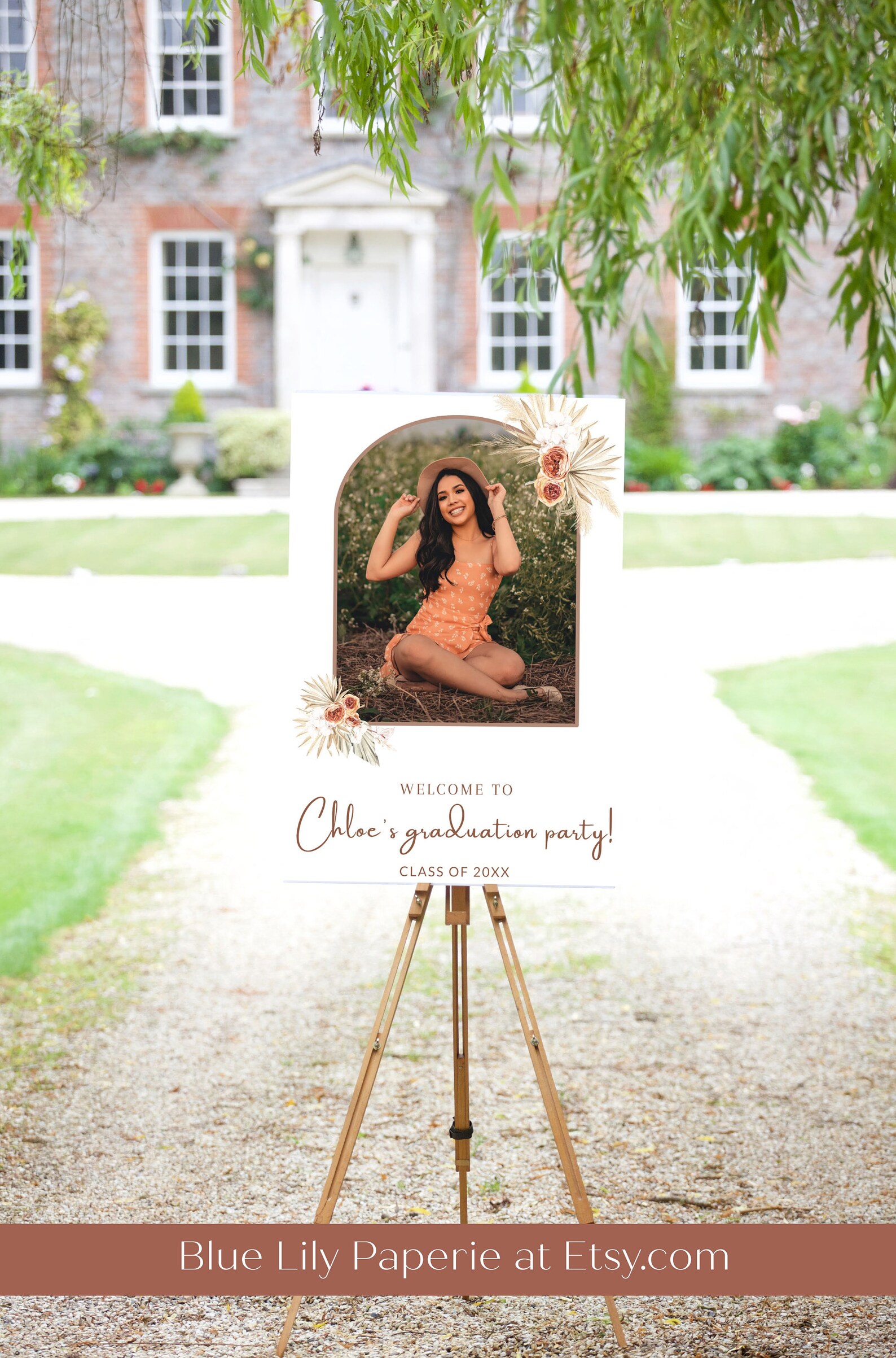 Boho Graduation Party Welcome Sign Template, Boho Graduation Party ...