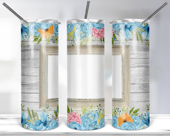 Picture Frame Wood Photo Sublimation Design 20oz Skinny - Etsy