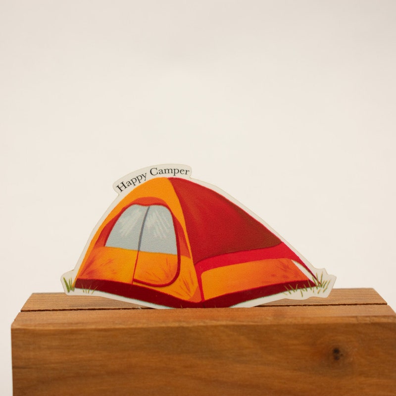 Tent Sticker - Etsy