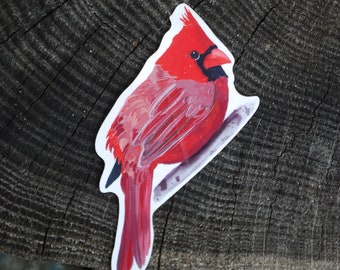 3d Cardinal Sticker - Etsy