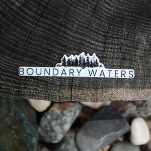 Boundary Waters Sticker | Minnesota Decal | Laptop Sticker | Trendy ...