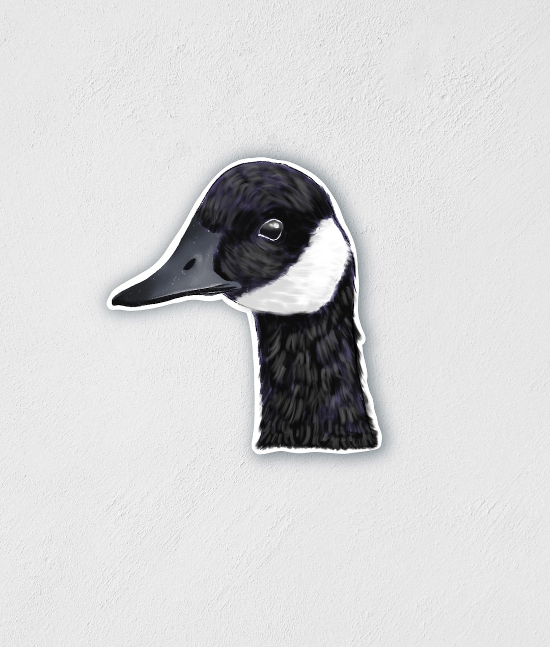 Canadian Goose Head Sticker: Waterproof Laptop Decal - Etsy