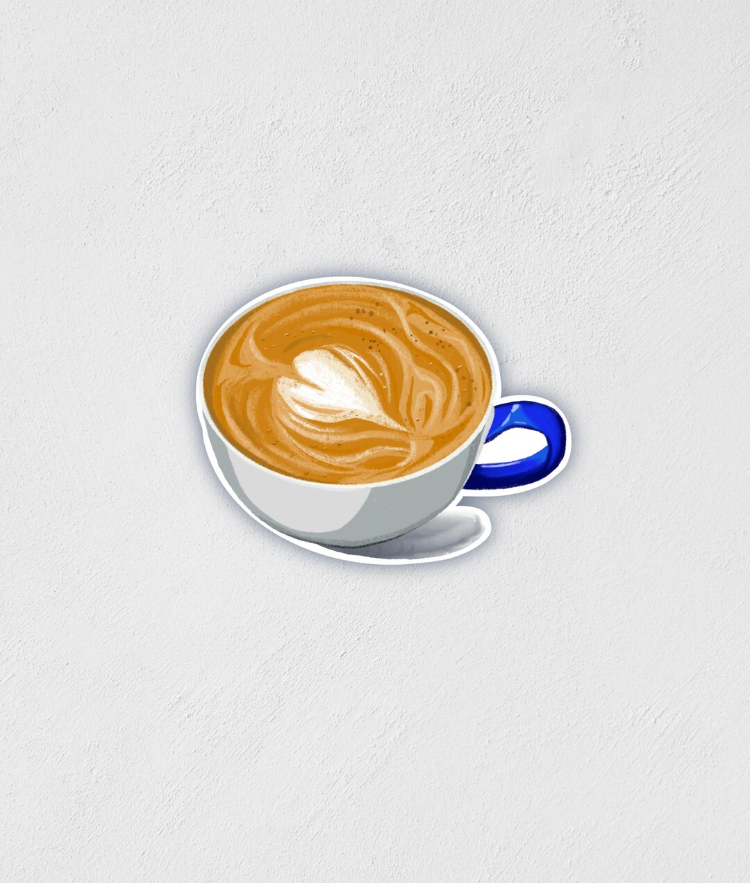 Cappuccino Sticker | Waterproof | Water Bottle Decal | Laptop | Coffee ...